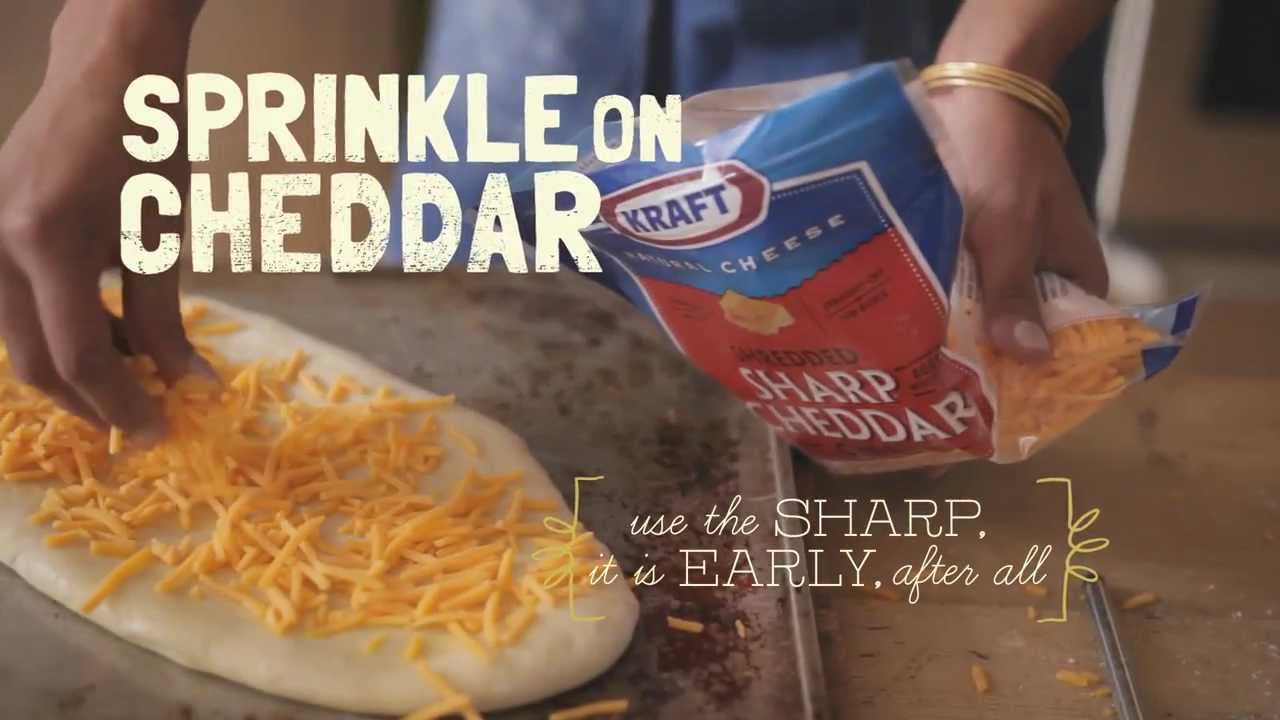 Cheesy Morning Pizza Recipe | KRAFT Natural Shredded Sharp Cheddar Cheese