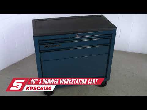 40" 3 Drawer Workstation Cart I Snap-on Product