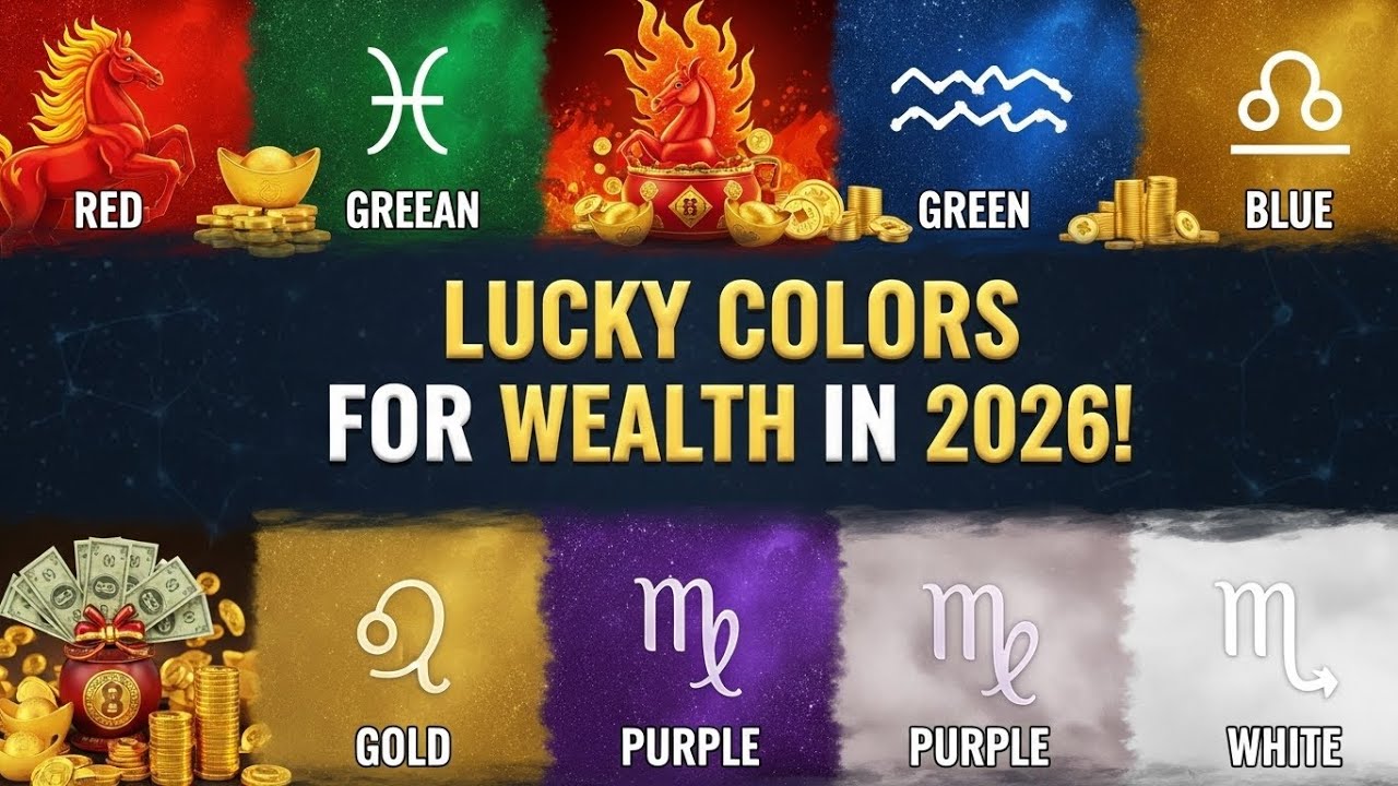 Top 6 Lucky Colors for Each Zodiac Sign in 2026 – Don’t Miss Out! Feng Shui  | Fire Horse Year