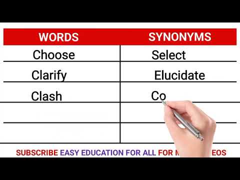 What is the meaning of synonyms|synonyms for kids|synonyms
