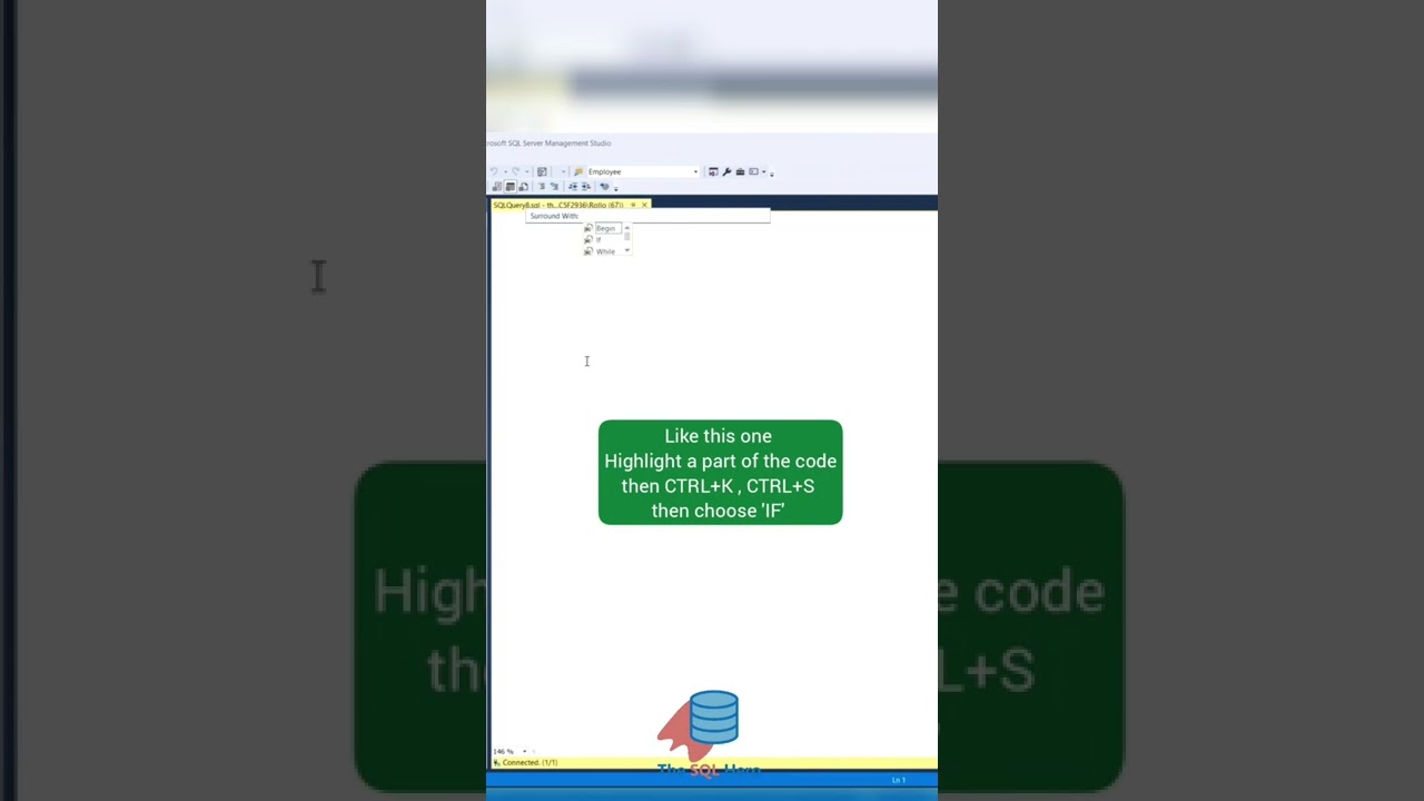Code faster🏎 #SQL #sqlserver #database #dba #data #dataengineering #dataanalytics #datascience