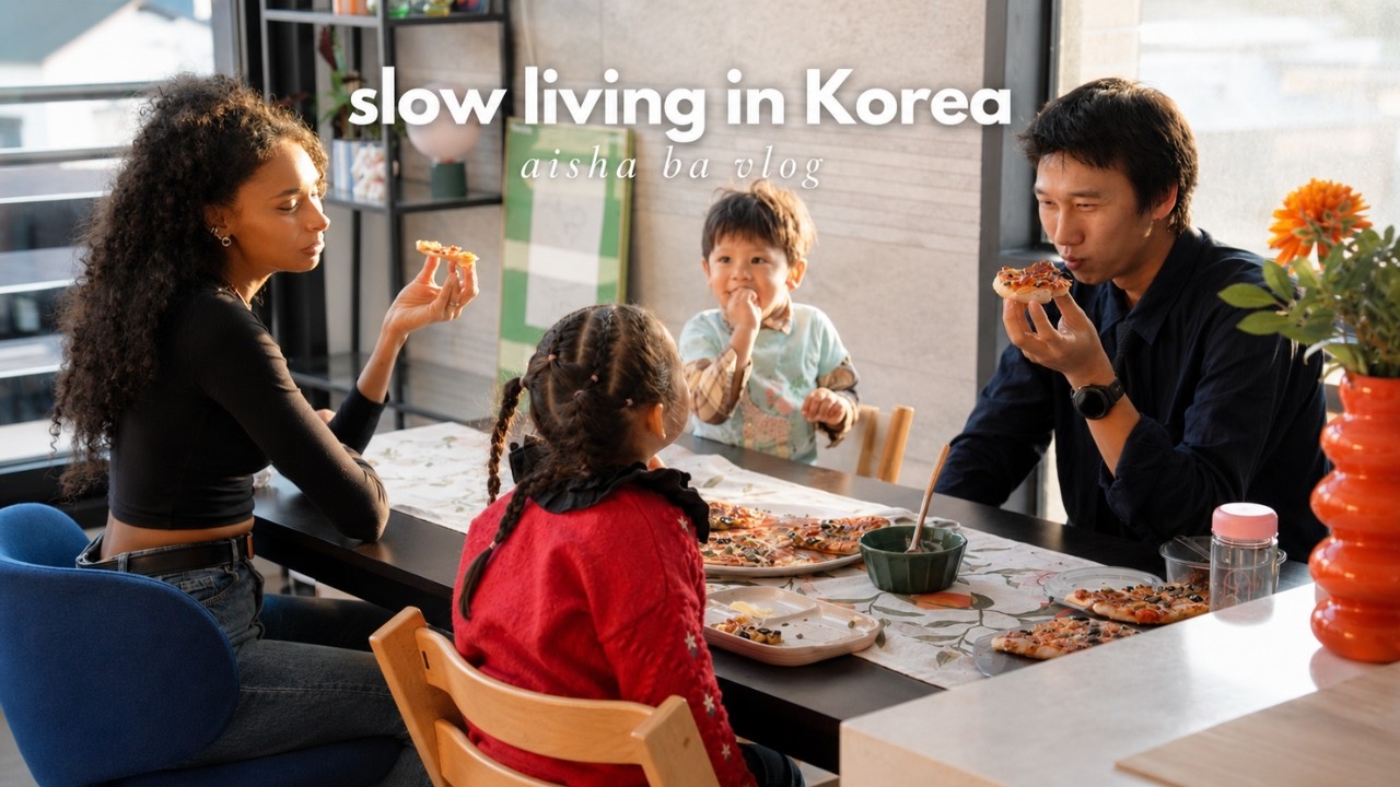 Slow Living in Korea | Homemade Sourdough Bread, Kimchi Fried Rice & Frozen Pizza Prep
