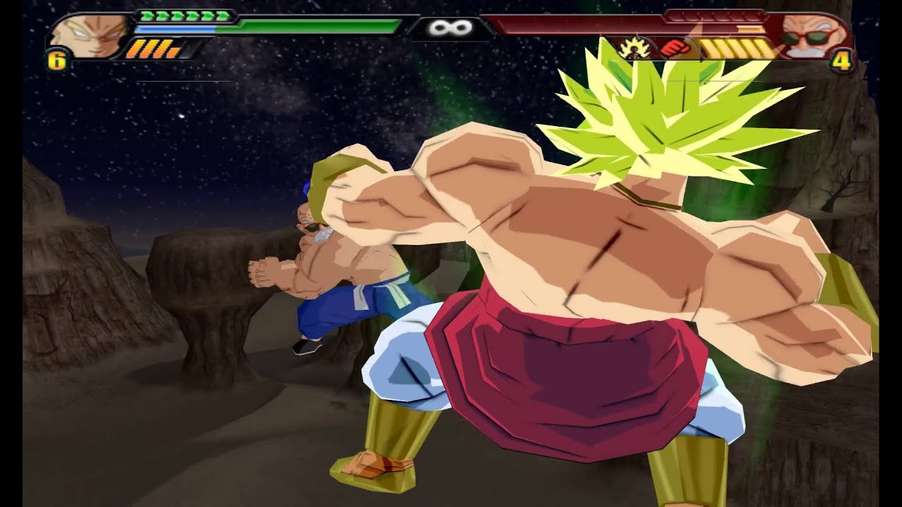 LSSJ Broly vs Master Roshi