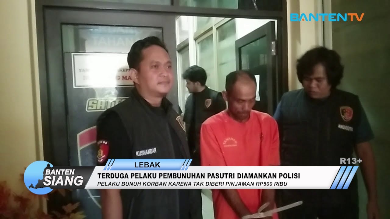 TERDUGA PELAKU PEMBUNUHAN PASUTRI DIAMANKAN POLISI