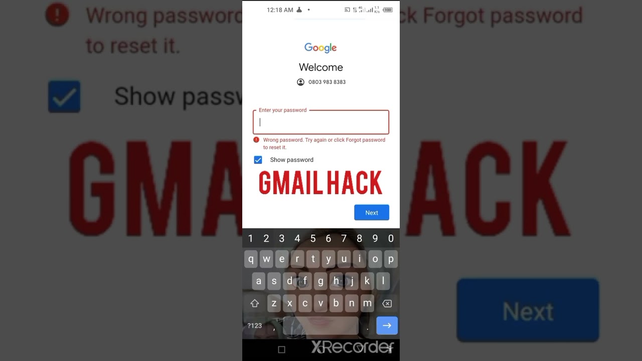 Gmail hacking #hacker