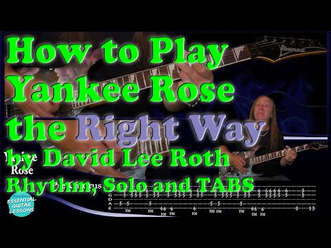 How To Play Yankee Rose On Guitar