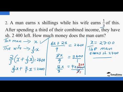 Applications of Linear Equations in Real Life (Lesson 5 of 5 - Topic Linear Equations - 17 Math F1)