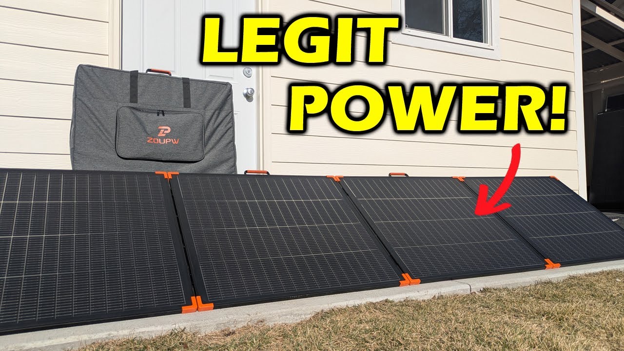 Ultralight Solar Panels Are Getting SCARY Good!  ZOUPW 480W Bifacial Panel TESTED