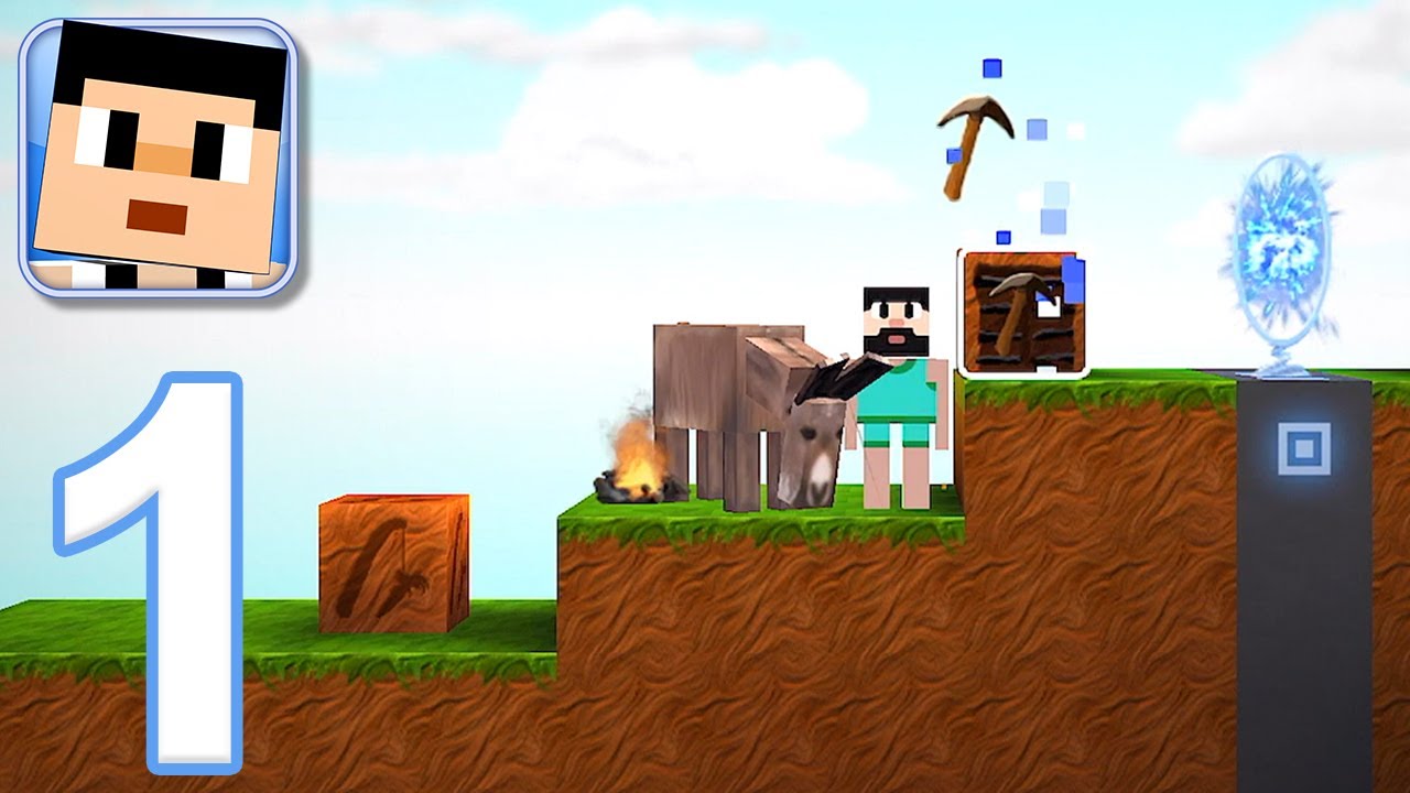 The Blockheads - Gameplay Walkthrough Part 1 - Tutorial (iOS, Android)