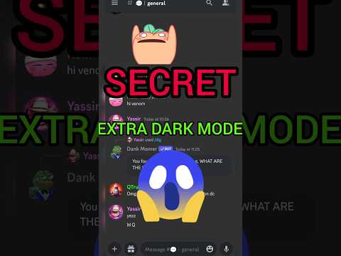 Super Dark Mode on Discord #shorts #discord #viral #how