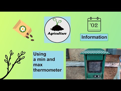 Using A Min And Max Thermometer