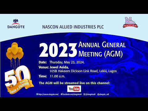 2023 Annual General Meeting (“AGM”) of NASCON Allied Industries Plc