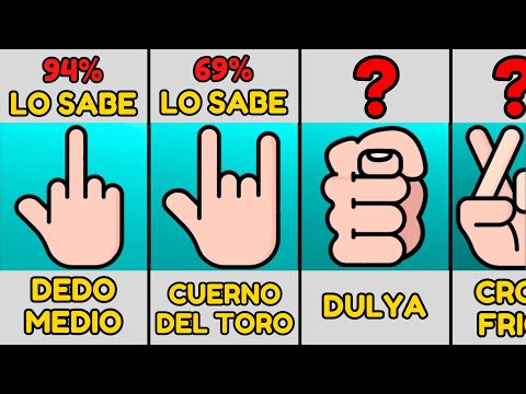 LAS SEÑALES DE MANO MÁS PELIGROSAS DEL MUNDO Y SUS SIGNIFICADOS 🤘 VIDEO COMPARACIÓN