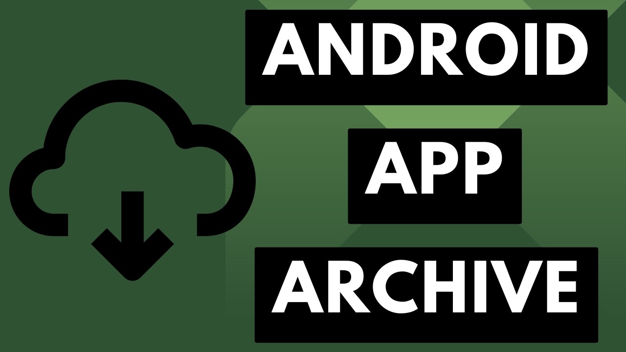 How to Archive Applications on Android?