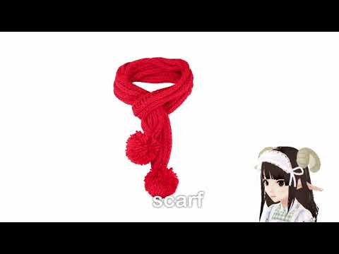 #165 "scarf", Reading 1 word every day with moi