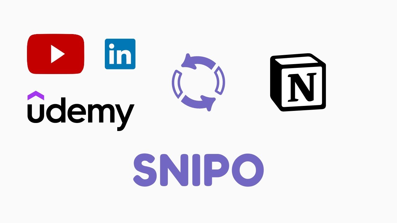 Take YouTube video notes into Notion in click | Snipo extension 🔥