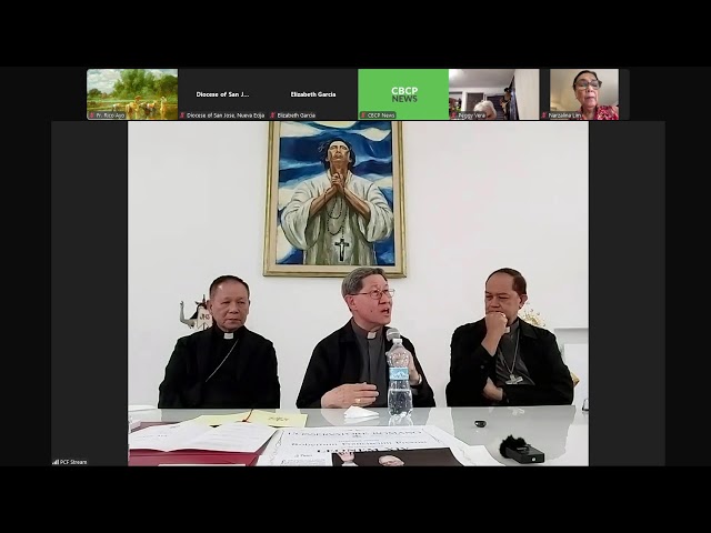 LIVE: Cardinals Tagle, David, Advincula hold post-conclave press conference