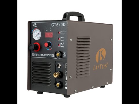 LOTOS Plasma Cutter, Tig, Stick Welder CT520D