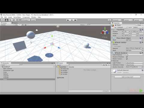 Learn Unity 5 Fundamentals Creating Basic Shapes | packtpub com - Mind Luster