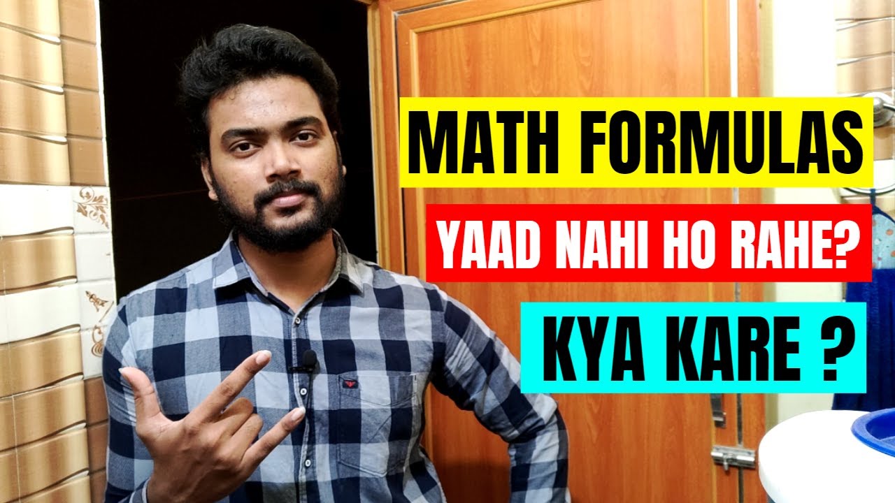 How To Remember Math Formulas Easily | Practical Solution