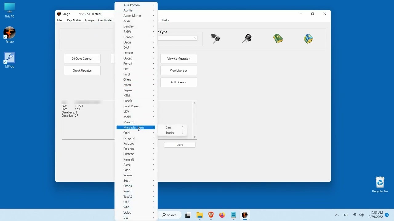 Tango Interface Overview