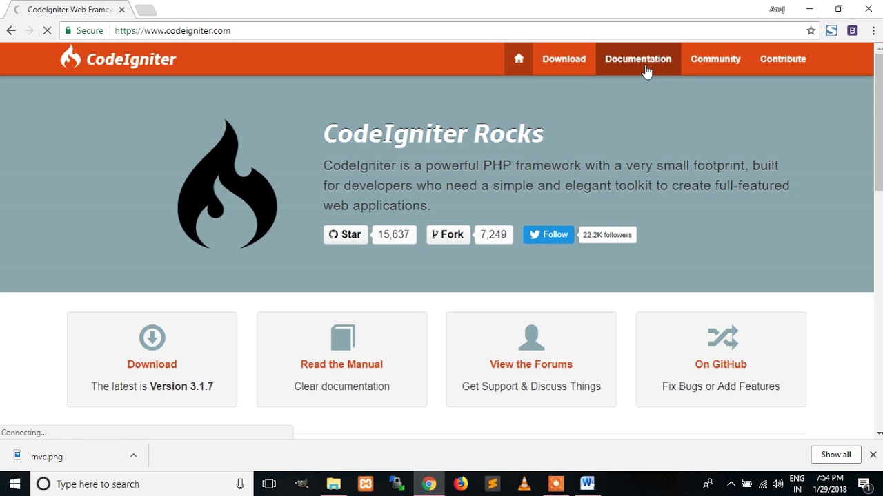 Codeigniter introduction -Tutorial 1
