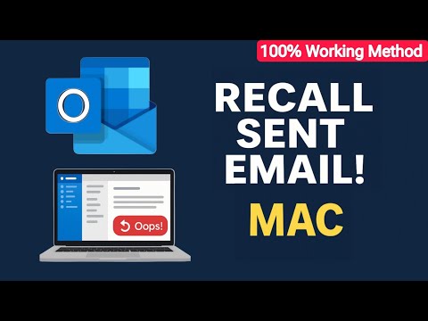 How to Recall Outlook Email on MacBook (Step-by-Step Tutorial)
