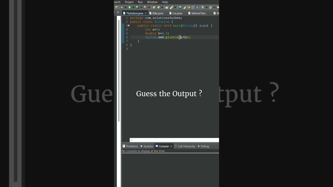Guess the Output of these program #java #coding #learnwithmeck