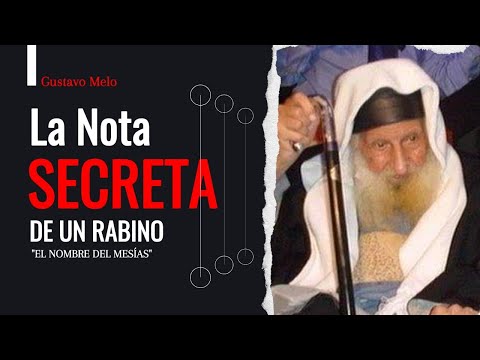 😱IMPACTANTE NOTA SECRETA de un RABINO: "El NOMBRE del MESIAS"