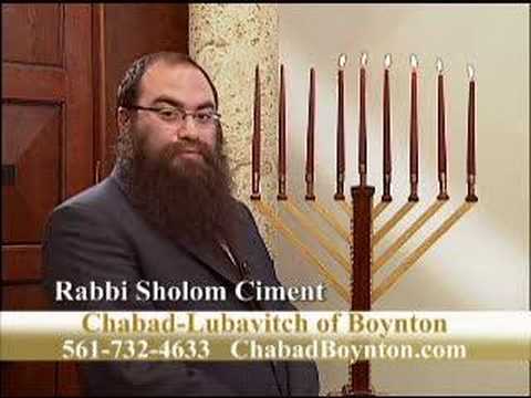 5th Chanukah Greetings Rabbi Ciment - Chabad Boynton Beach