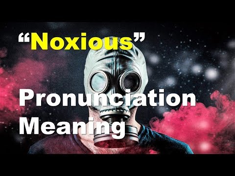✔️ How to Pronounce Noxious and What is the meaning of Noxious? By Video Dictionary