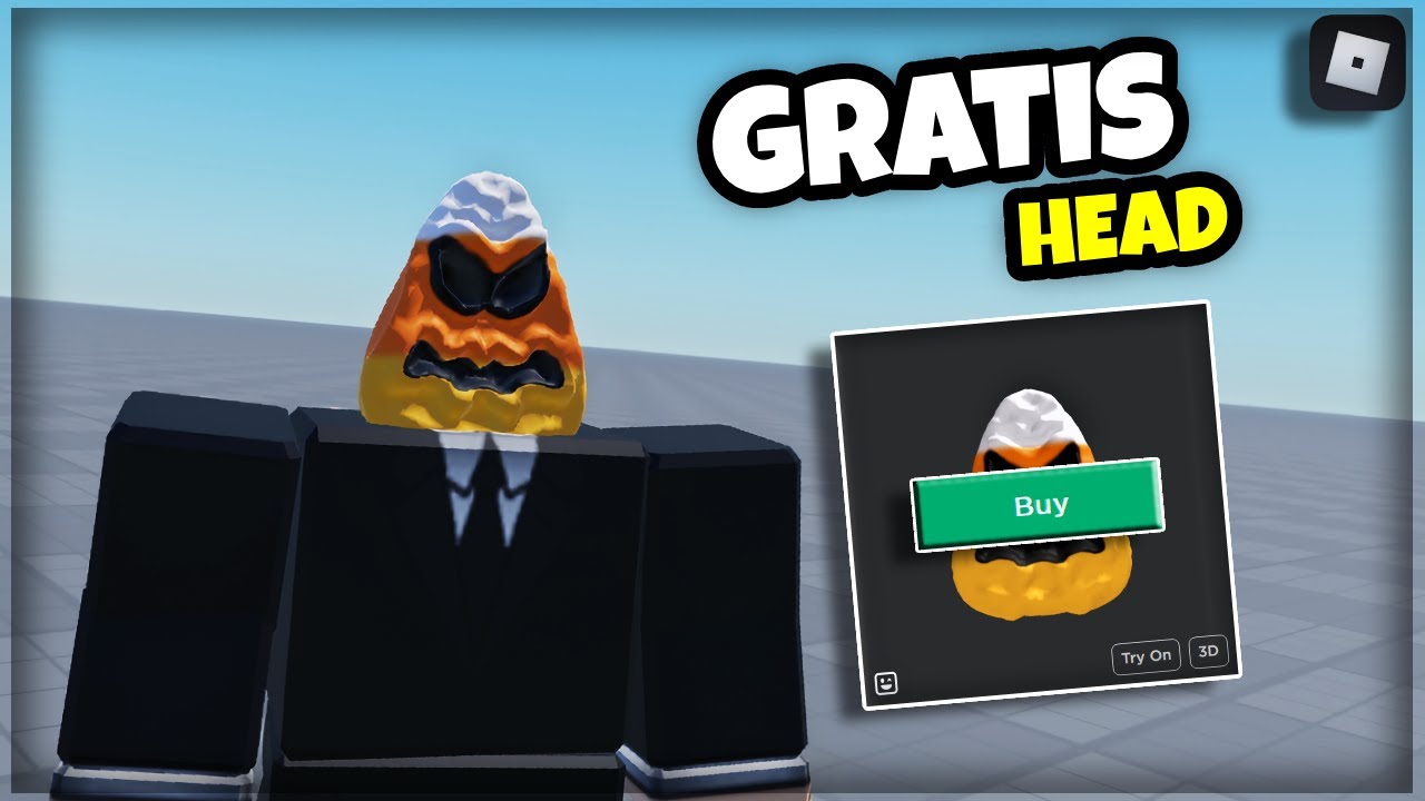 Limited FREE HEAD • Como conseguir o CREEPY CANDY CORN HEAD | Roblox BR