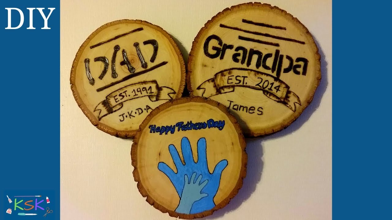 😎DIY Cool Father's Day Coaster Set 👔 Affordable Father's Day Gift Ideas 🎁 Keepsake Father's Day Gift