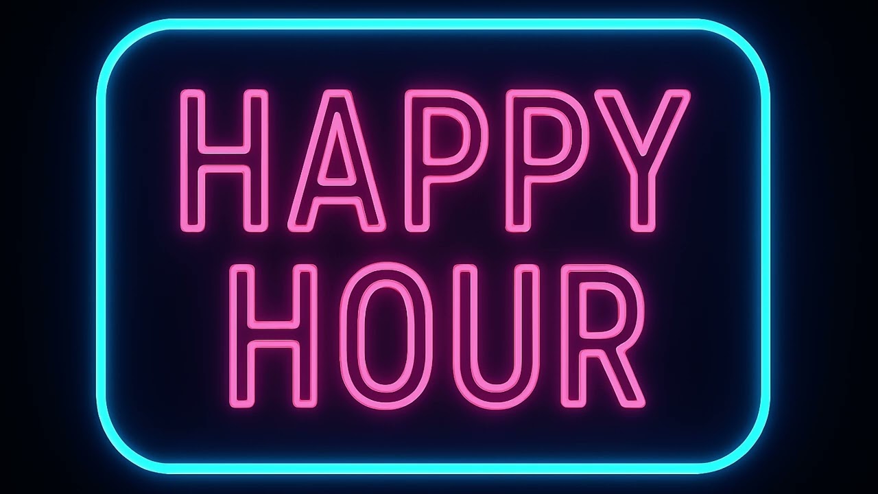 Happy Hour Sign | 3 Hours