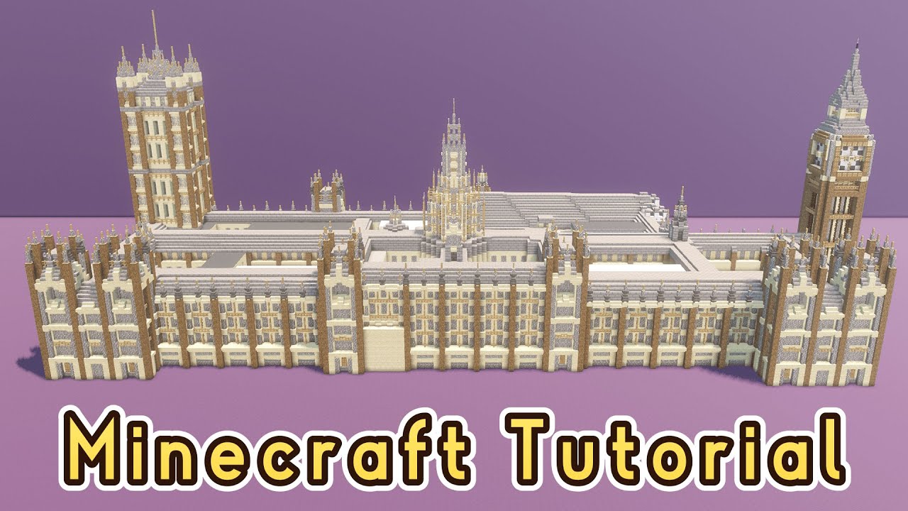 Minecraft | How to Build Big Ben & Westminster Palace (Ultimate Tutorial)