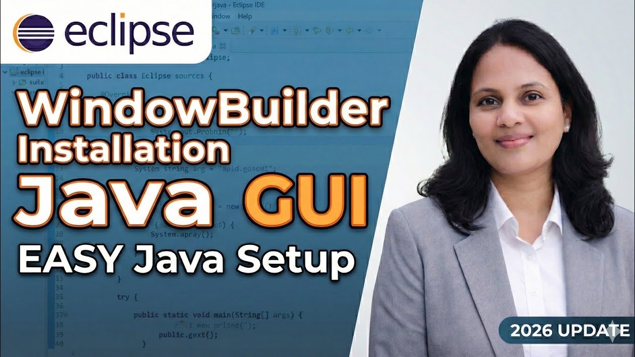 How to Install WindowBuilder in Eclipse (2026) | Easy GUI Setup