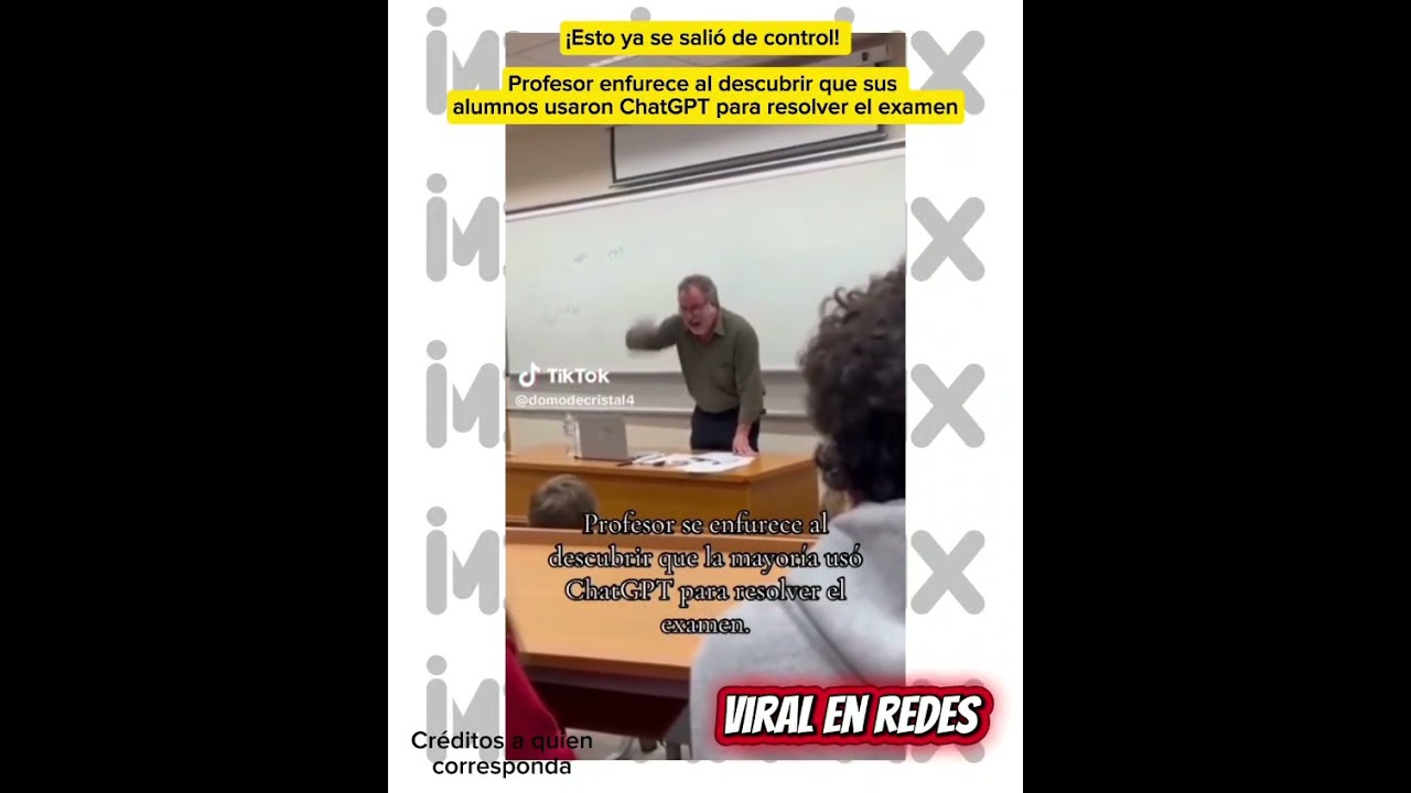 Professor becomes enraged with his students after discovering they used ChatGPT to solve their exam