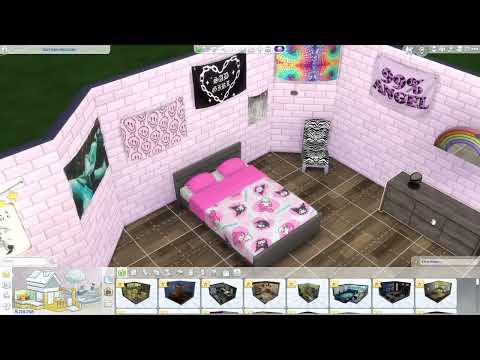 Sims 4 Y2K Teen Bedroom Build