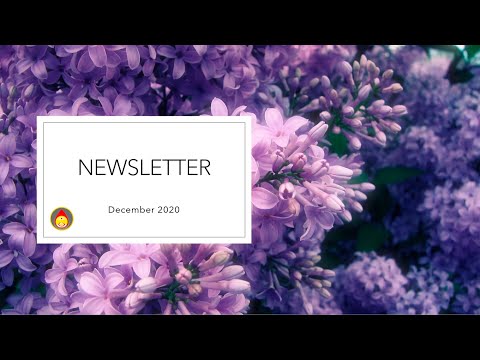 Teaser for Newsletter December 2020