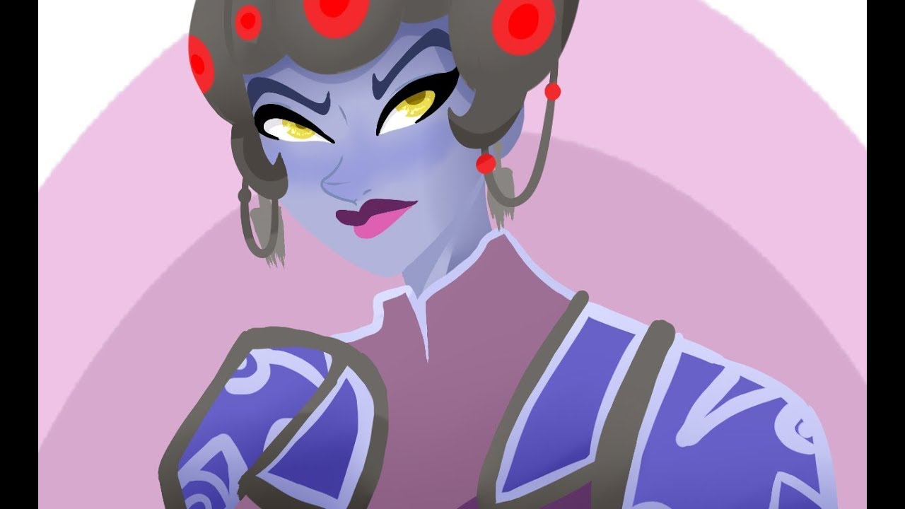 Black Lily Widowmaker - Overwatch  - Speedart
