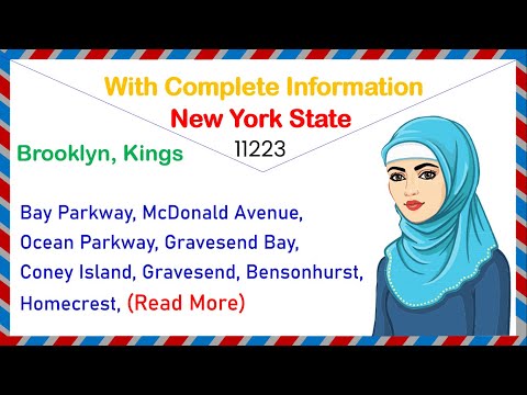 Zip Code of Brooklyn Kings (1) 1714 W 6th St Ste 1(2) 344 Avenue U NY US 40.59711, -73.97344