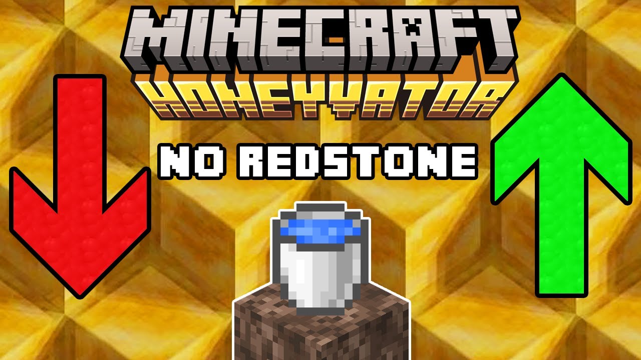 Minecraft 1.21 | Super Simple Honey Block Elevator | Simple & Easy!