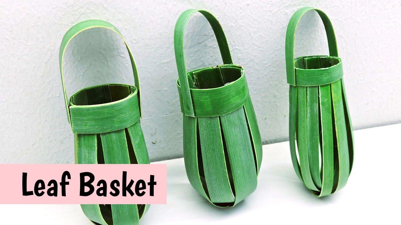 Coconut/Palm Leaf Basket | Coconut Leaf Craft | Palm Leaf Craft