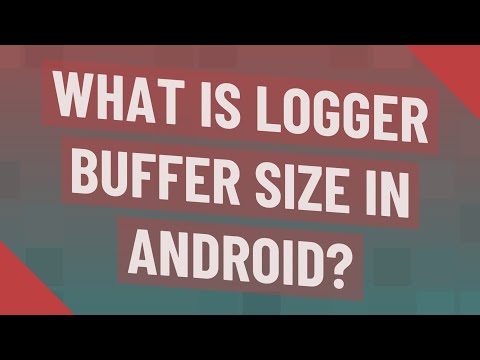 What is logger buffer size in Android?