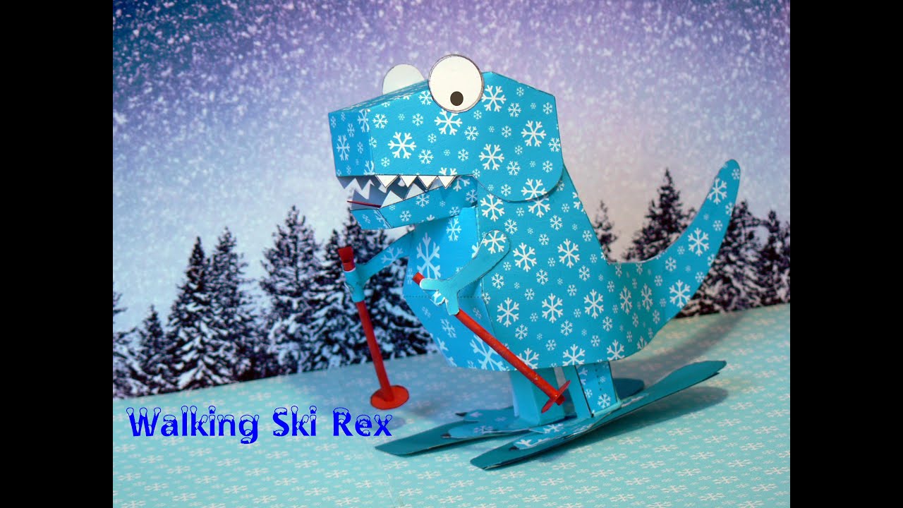 Walking paper model 