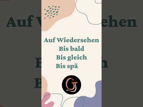Stop saying Tschüs to say goodbye in german !!