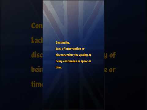 Continuity Pronunciation & Meaning British English #english #pronunciation #britishaccent