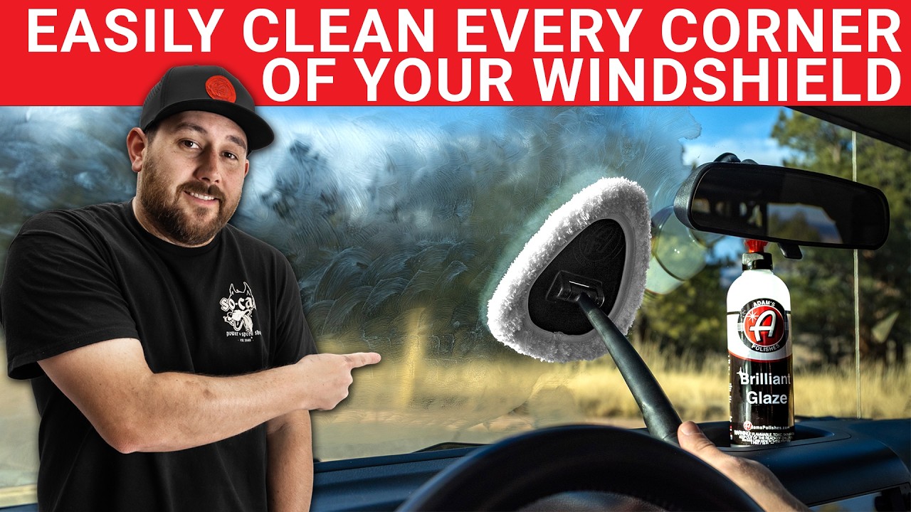Easily Clean Every Corner of Your Windshield | Adam's Windshield Cleaning Tool