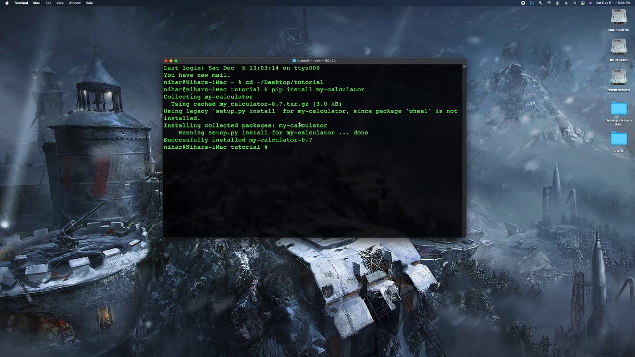 Installing 3rd Party Modules in Python