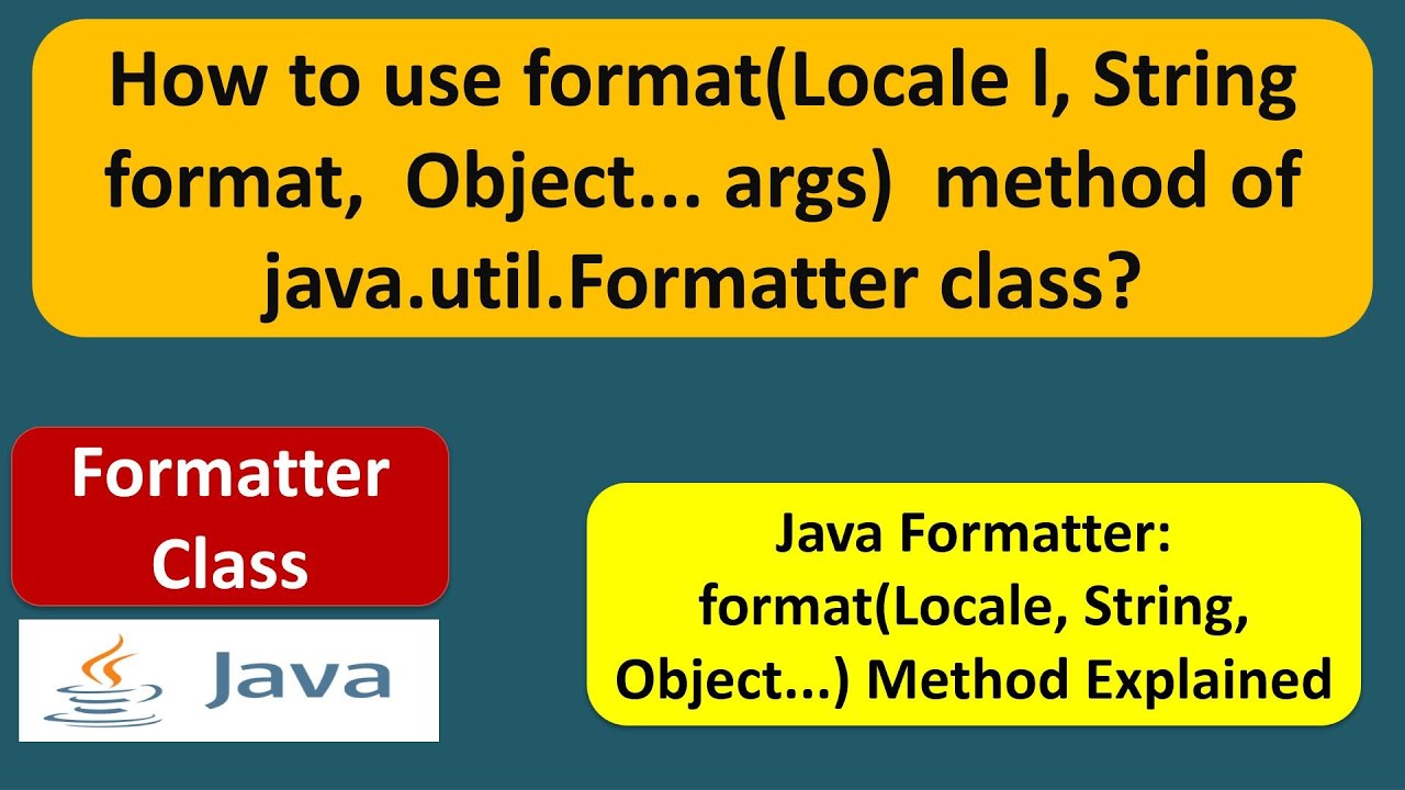 How to use format(Locale l, String format,  Object... args)  method of java.util.Formatter class?